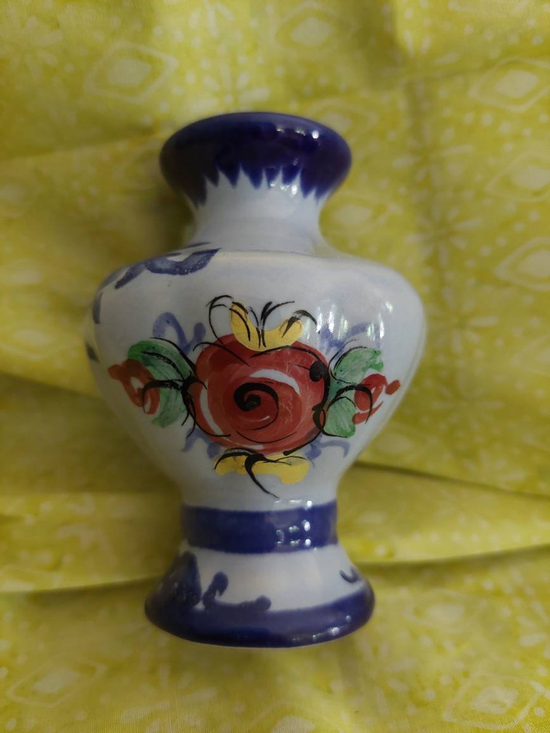 Small Hand Painted Vase Made in Portugal - Etsy