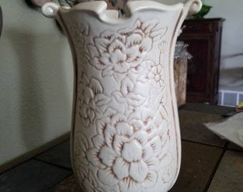 Rare Red Wing Leaf Vase 855 Blue From 1930's - Etsy