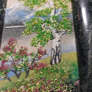 Antique Soviet Painting on Marble With Jade Frame. - Etsy