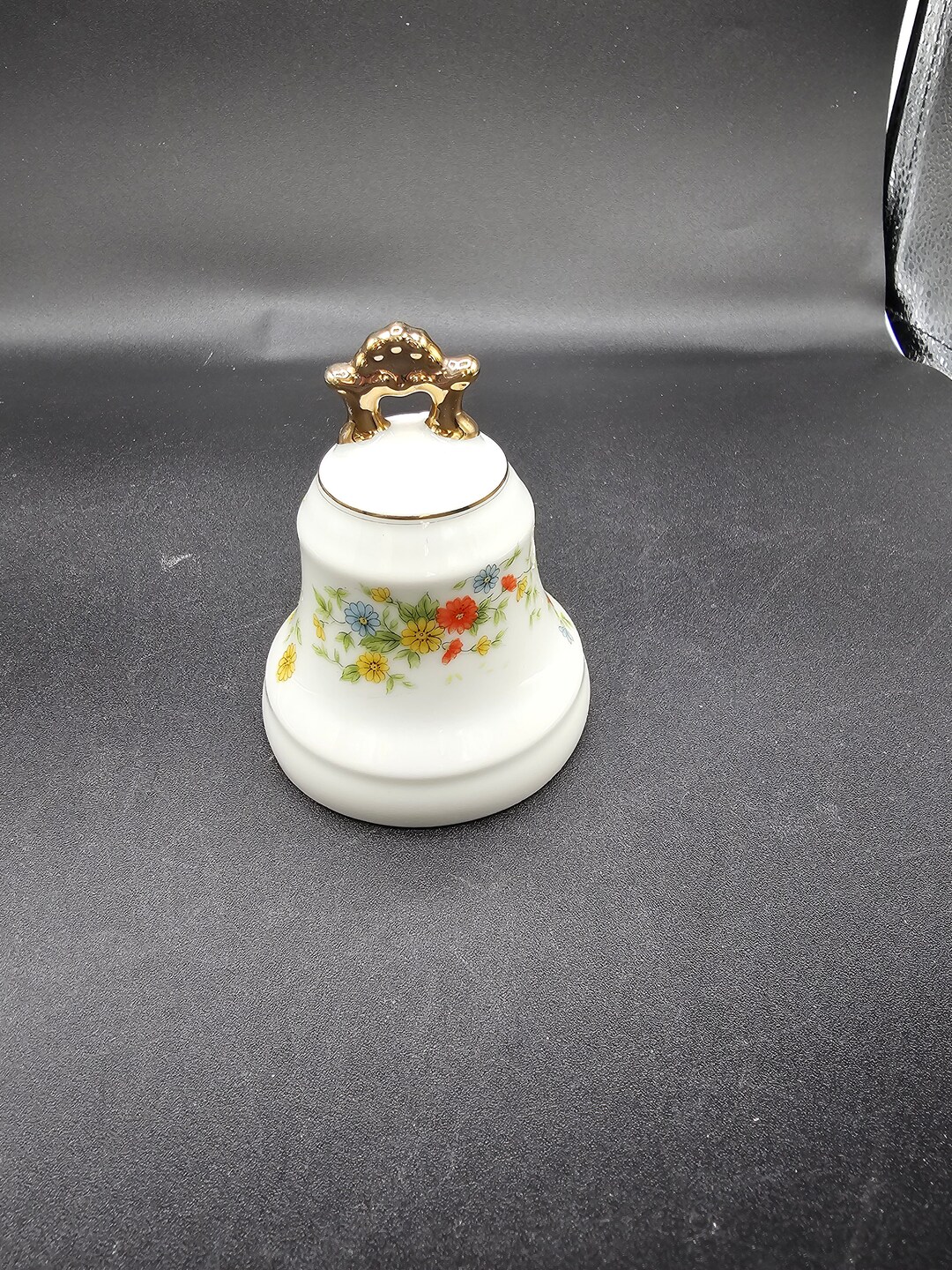Vintage LEFTON Hand Painted Bell Spring Flowers 1922 y - Etsy