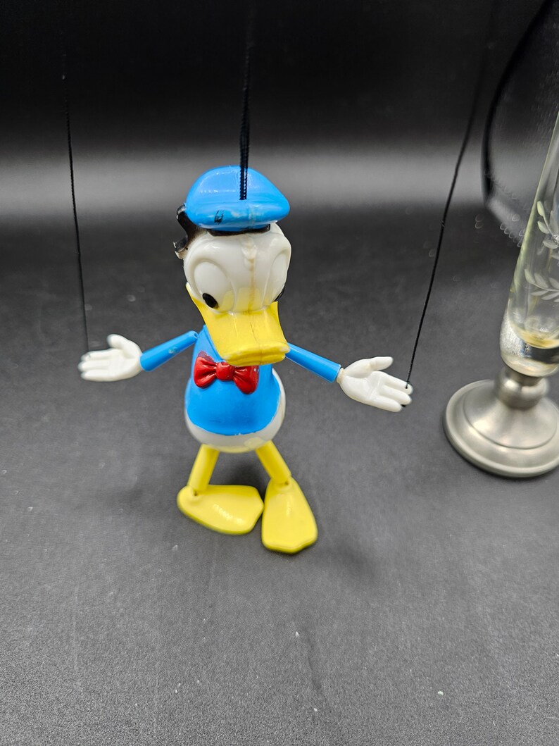 Vintage 1970's Donald Duck Puppet, Marionette, Walt Disney Productions ...