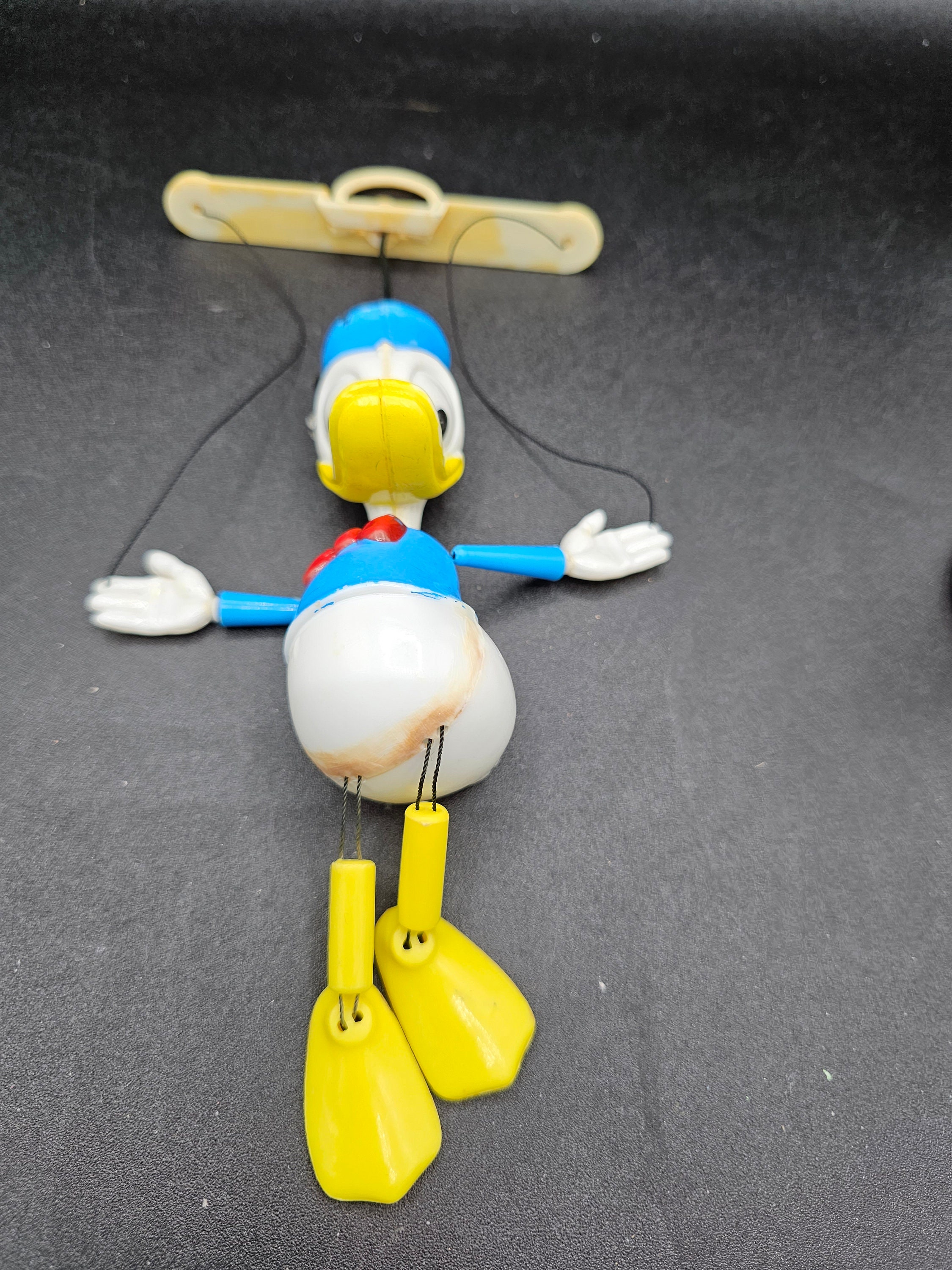 Vintage 1970's Donald Duck Puppet, Marionette, Walt Disney Productions ...