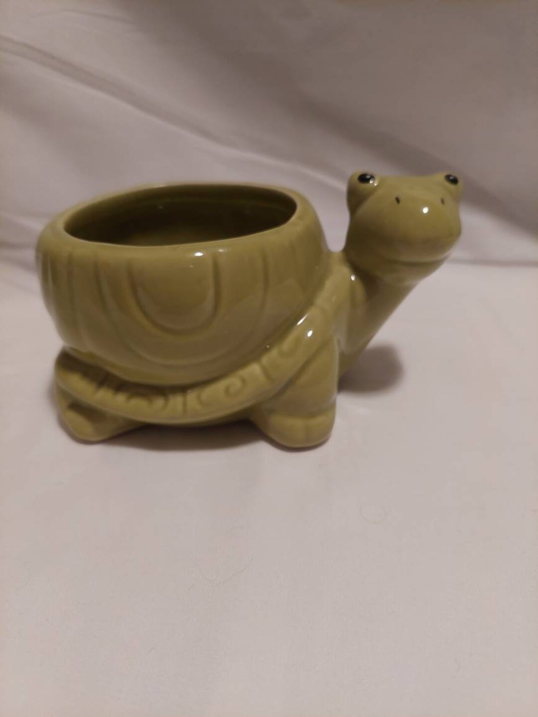 Ceramic Turtle Planter, - Etsy