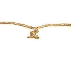 Sphinx Charm on a Gold Plated Stainless Steel Bracelet - Etsy