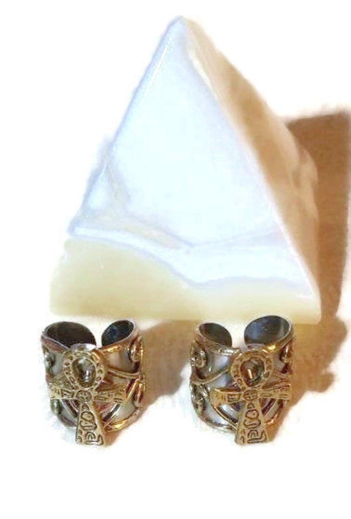 Two Ankh Eternal Life Ancient Egyptian Ring. New design. | Etsy