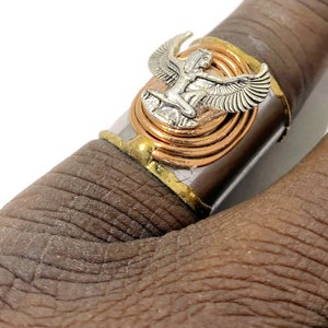 Two Maat ancient Egyptian Ring. New Design. - Etsy