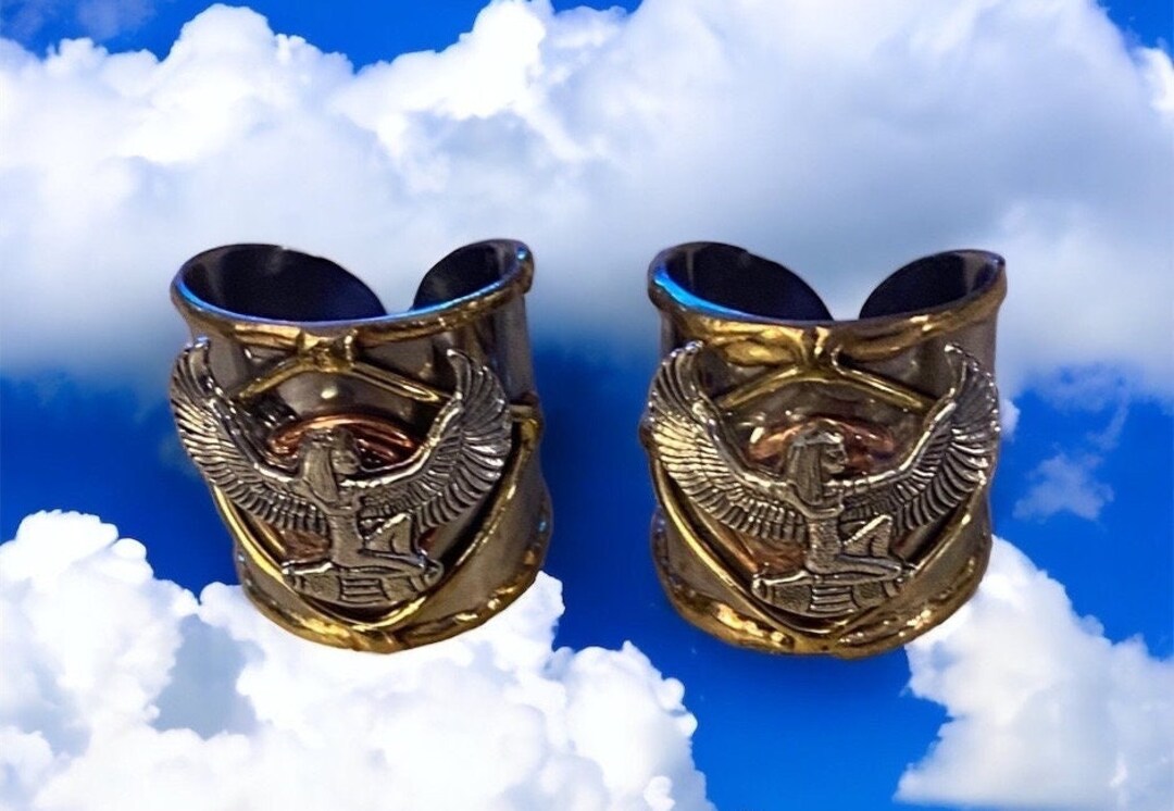 Two Maat ancient Egyptian Ring. New Design. - Etsy