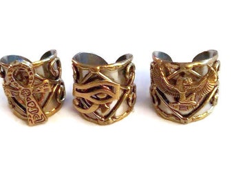 3 Eye of Ra Rings. ancient Egyptian. | Etsy