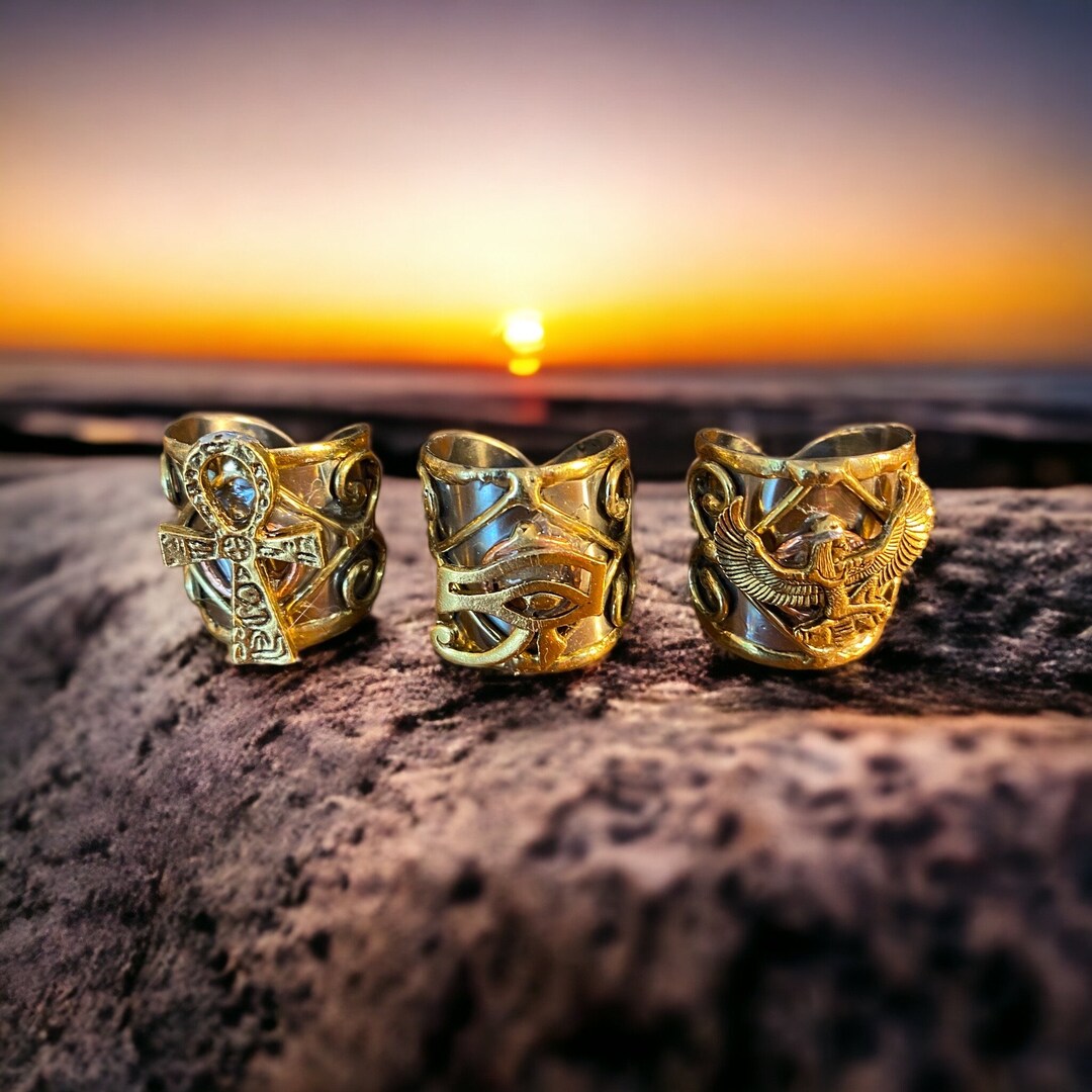 Buy More for Less Egyptian Kemetic Jewelry Ankh, Maat and Eye of Ra ...