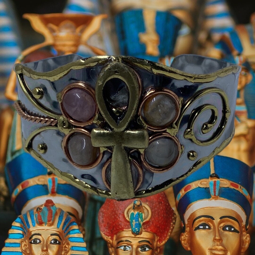 Ancient Egyptian Ankh & Earth-colored Stones #afrocentric # ...