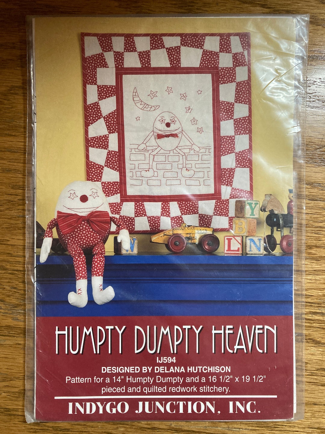 Quilt Pattern Paper Copy/ Humpty Dumpty Heaven Pattern / Indygo ...