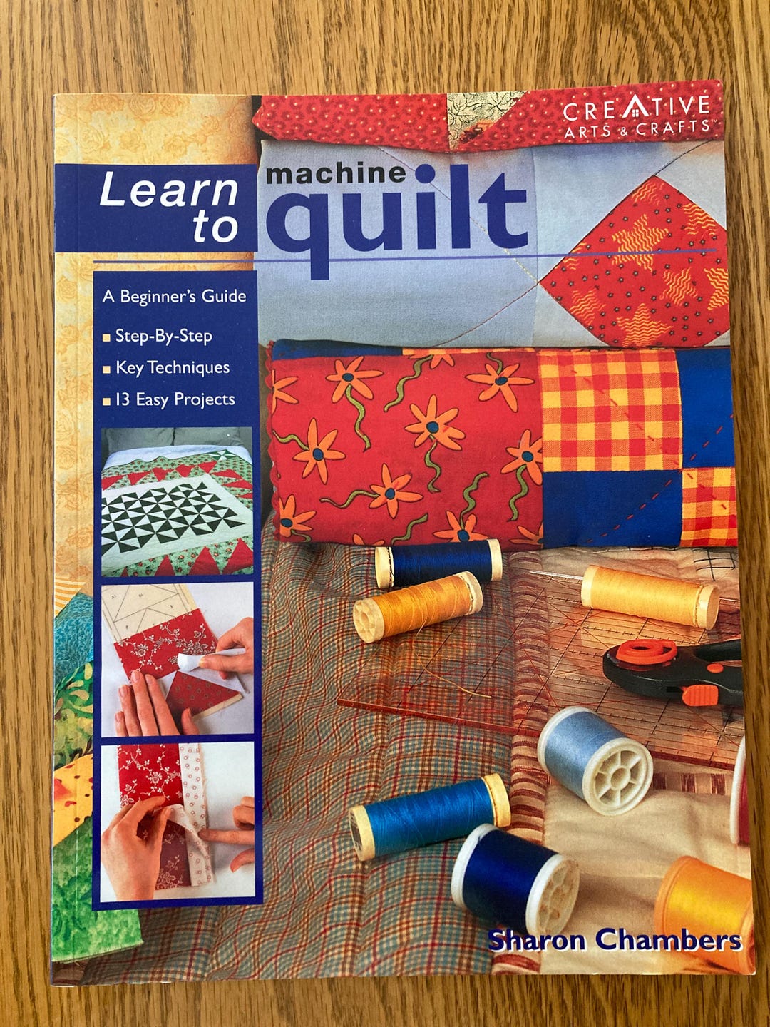 Learn to Machine Quilt Book / How to Quilt Book / Quilting Book ...