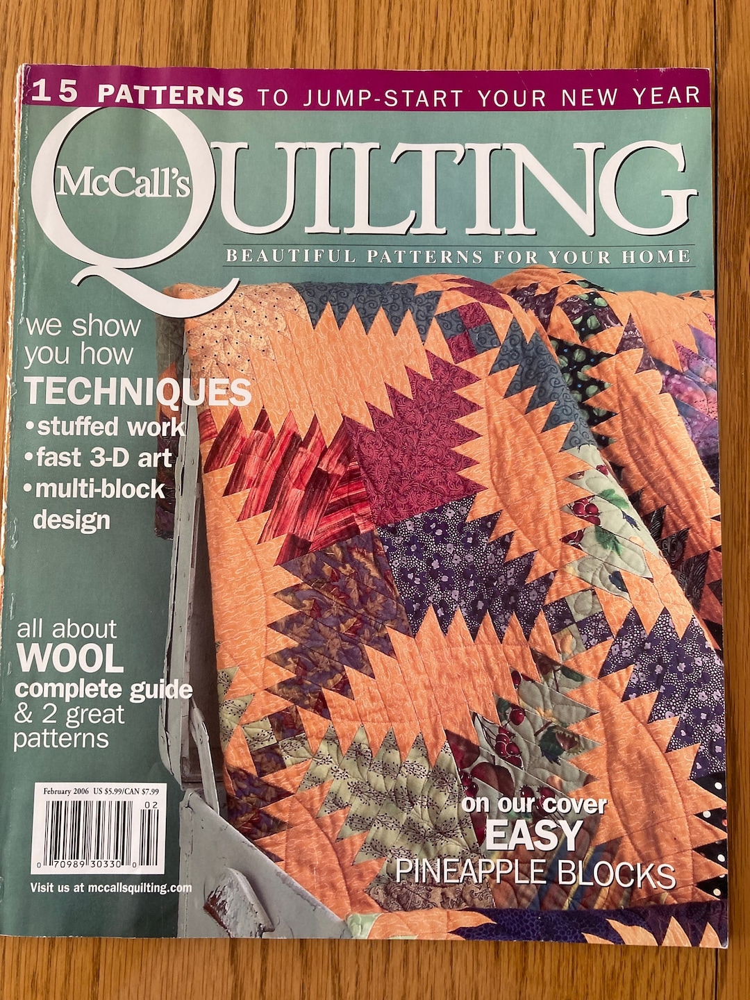 Mccall's Quilting Magazine / February 2006 Mccall's Quilting Magazine ...