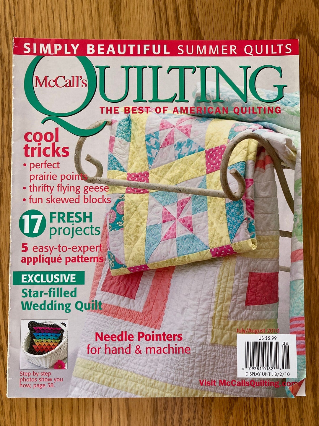 Mccall's Quilting Magazine: July August 2010, Quilt Patterns - Etsy