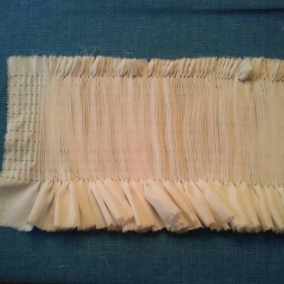 Ready to Smock Pleated Insert Panel With 10 Rows - Etsy