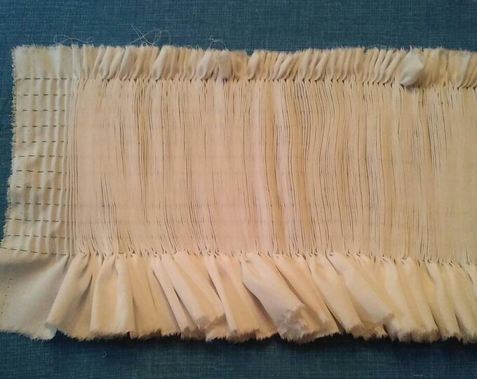 Ready to Smock Pleated Insert Panel With 10 Rows - Etsy