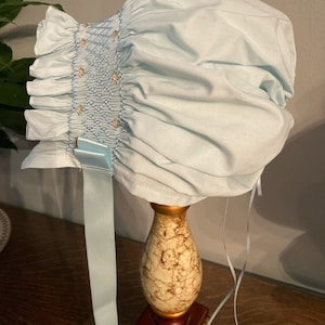 Smocked Baby Bonnet, Ready to Ship, Size Large - Etsy