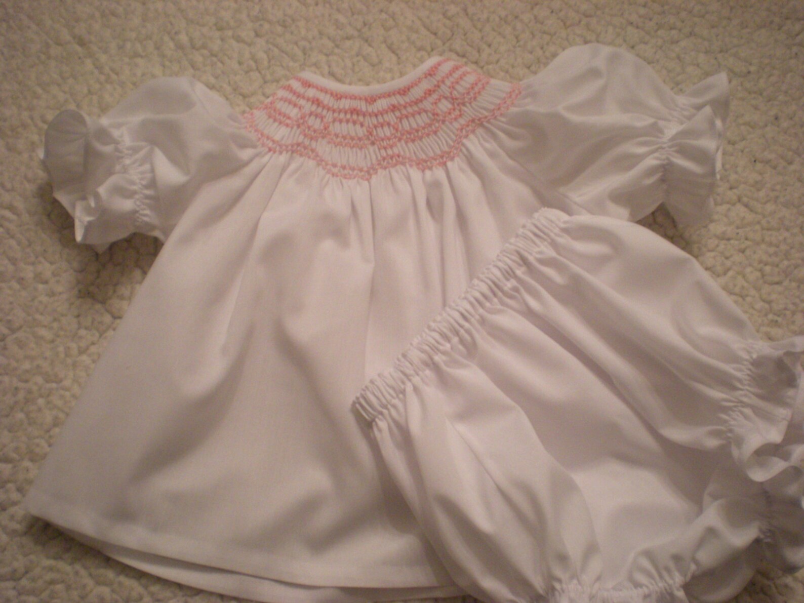 Smocked Diaper Shirt Set With Diaper Cover - Etsy