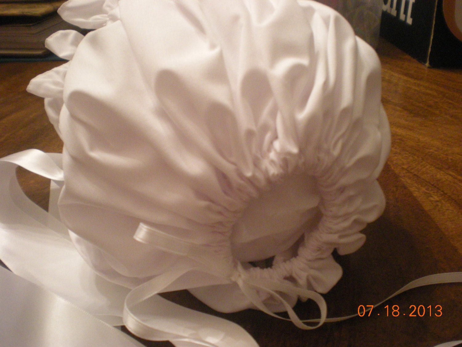 Smocked Bonnet, White With White Smocking Design, Made to Order - Etsy