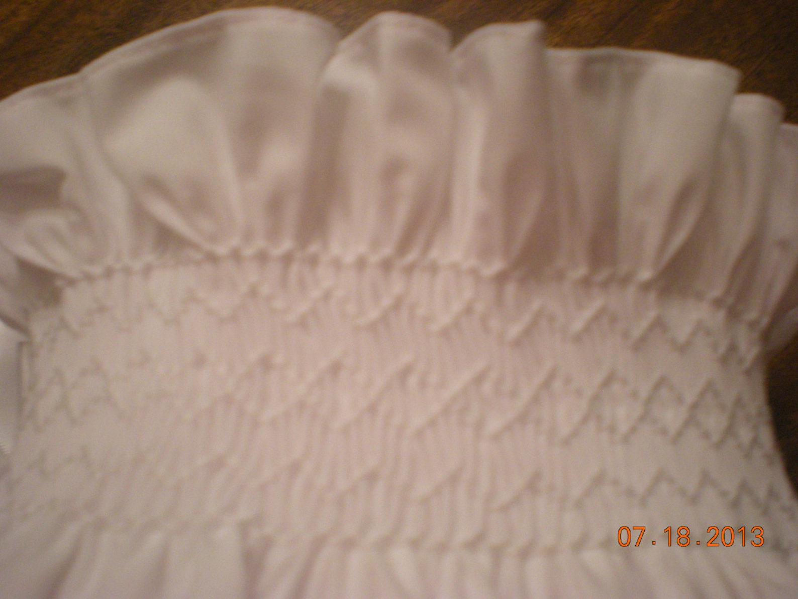Smocked Bonnet, White With White Smocking Design, Made to Order - Etsy