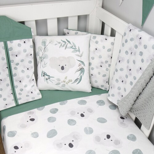 Koala Print Fitted Cot / Crib Sheet or Change Table Cover | Etsy
