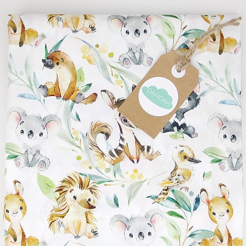 Koala Print Fitted Cot / Crib Sheet or Change Table Cover - Etsy