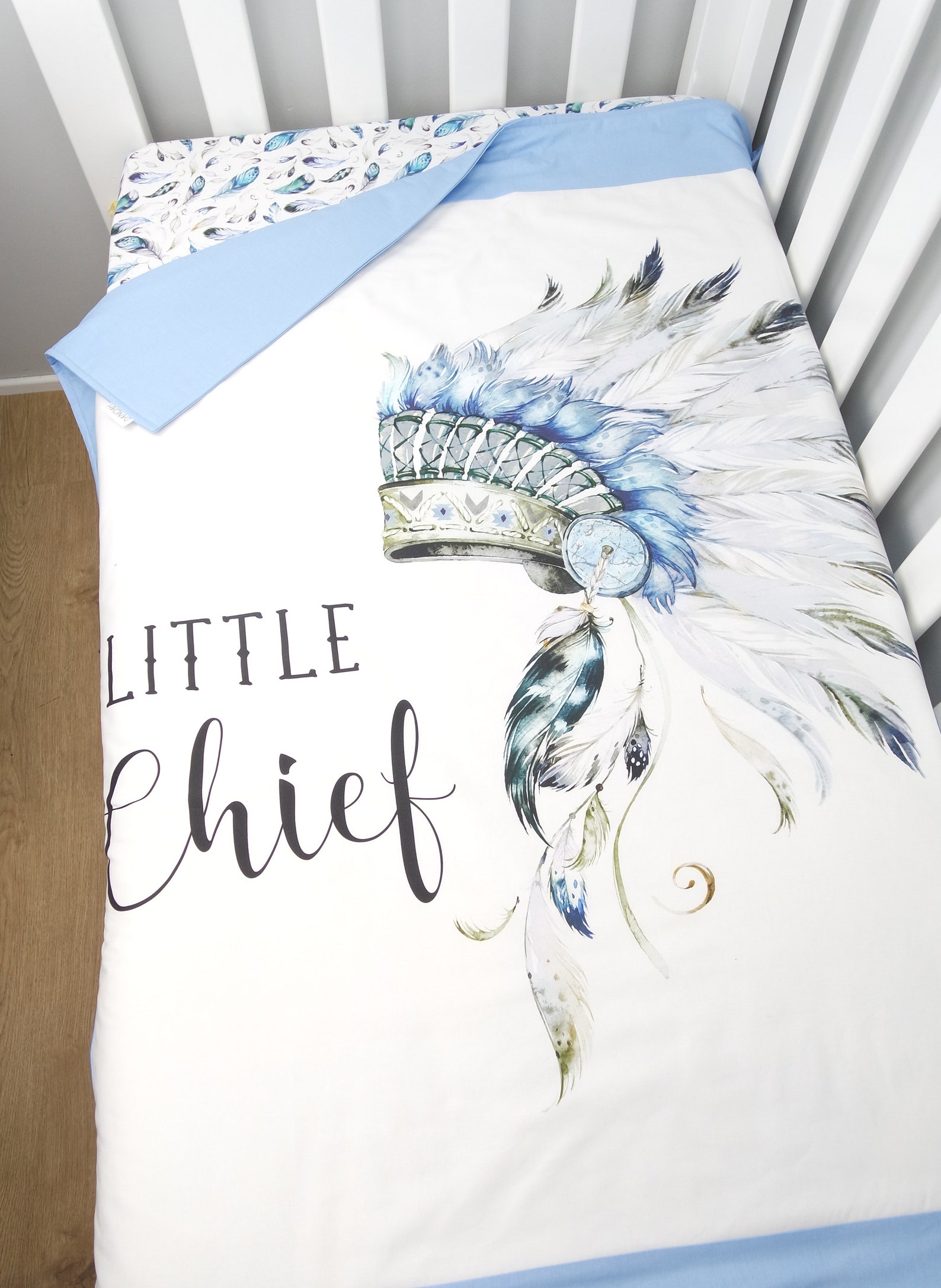 Little Chief Headpiece Nursery Set // Little Chief Crib Set - Etsy
