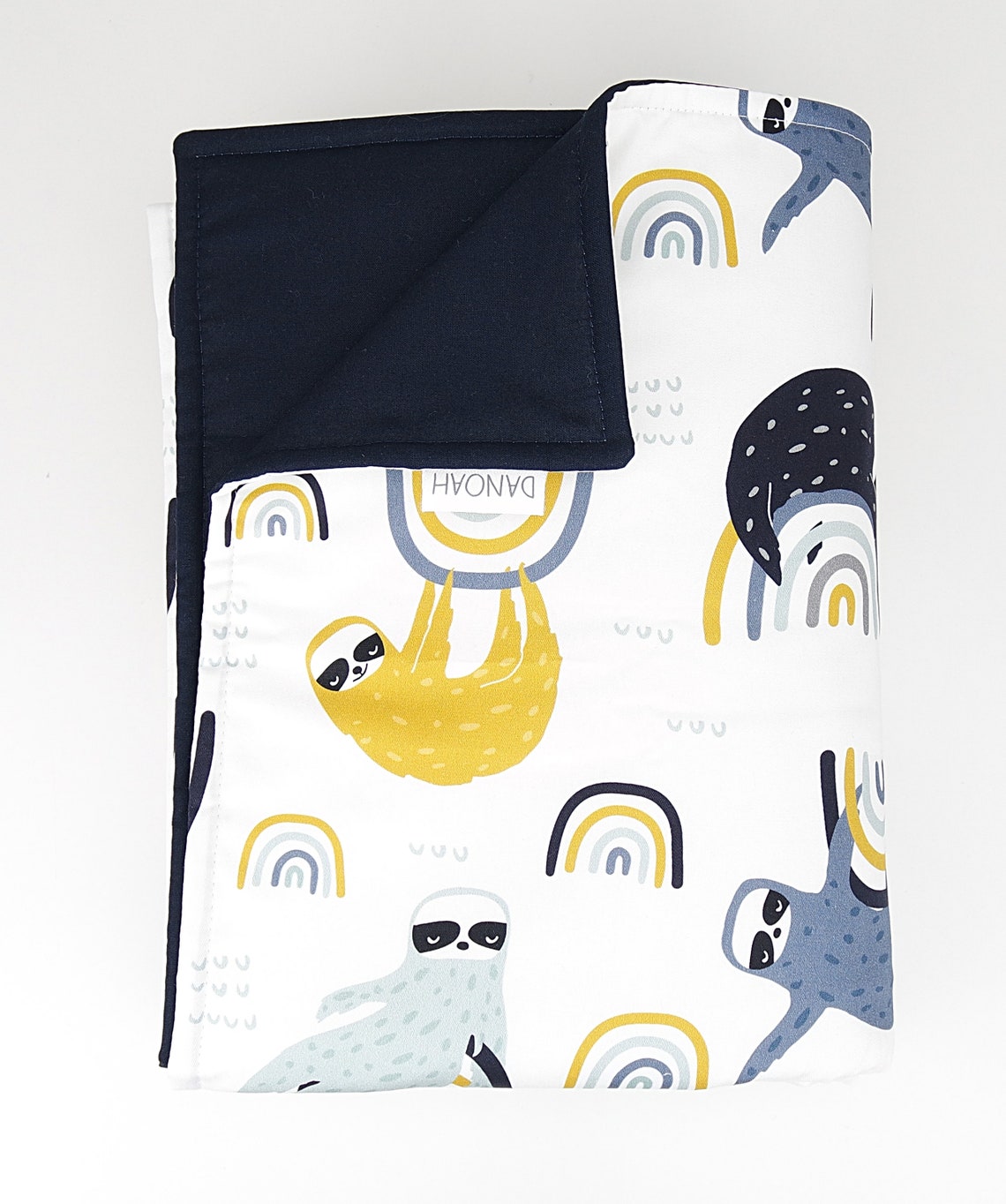 Rainbow Sloth Nursery Set // Rainbow Sloth Crib Set // Sloth | Etsy