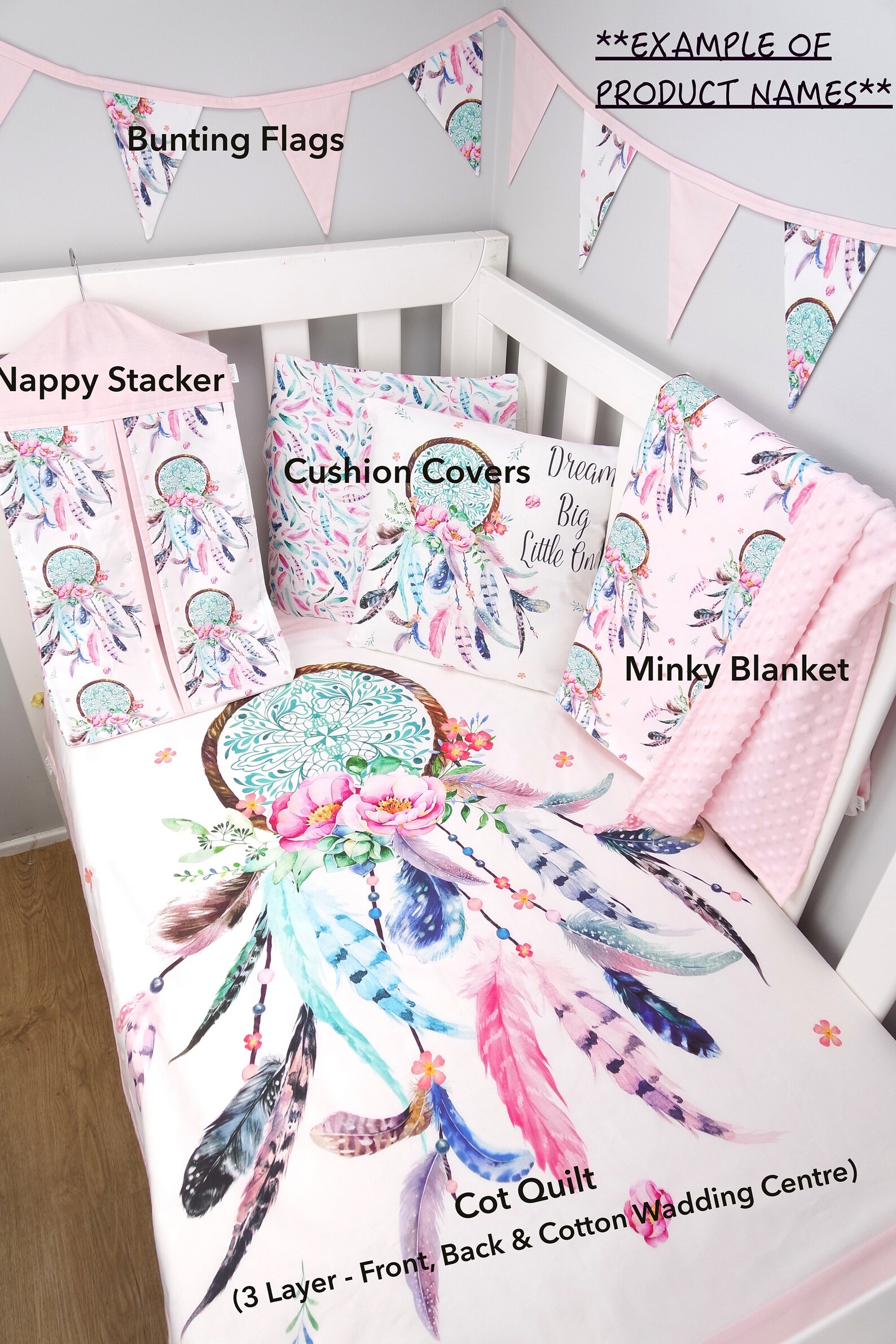 Rainbow Sloth Nursery Set // Rainbow Sloth Crib Set // Sloth | Etsy