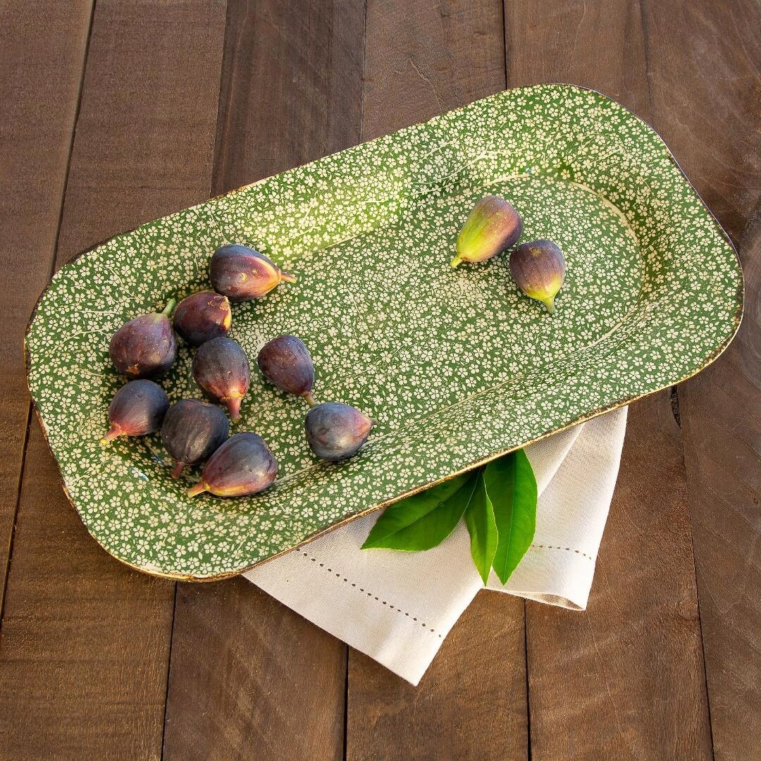 clover green serving platter