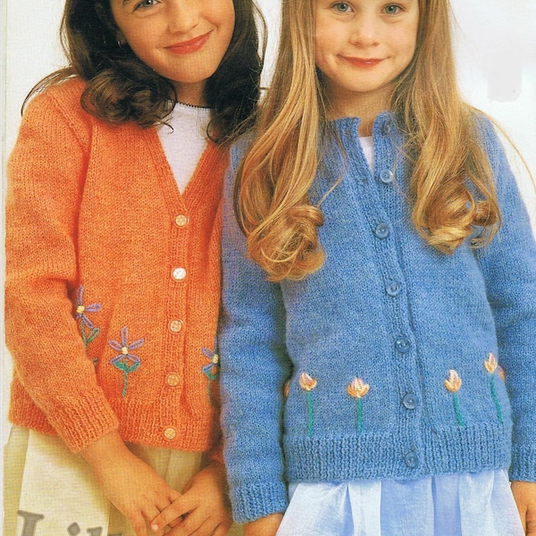 Girls Cardigan Knitting Patterns - Etsy
