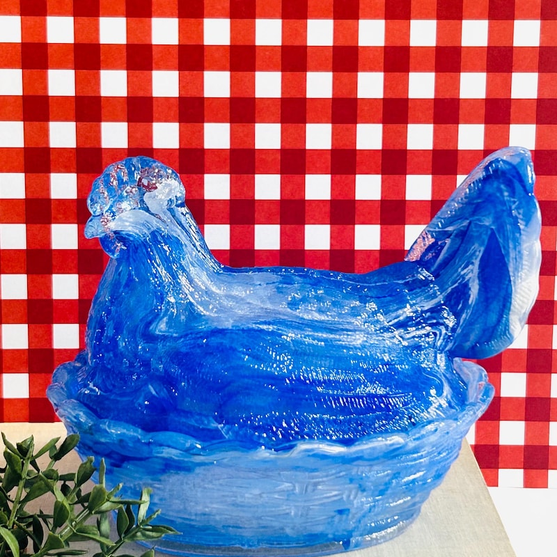 Indiana Clear Hen on Nest - Etsy