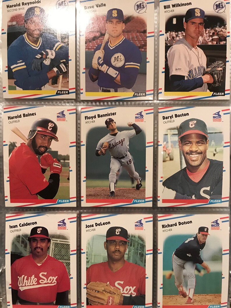 1988 Fleer Baseball Complete Set - Etsy