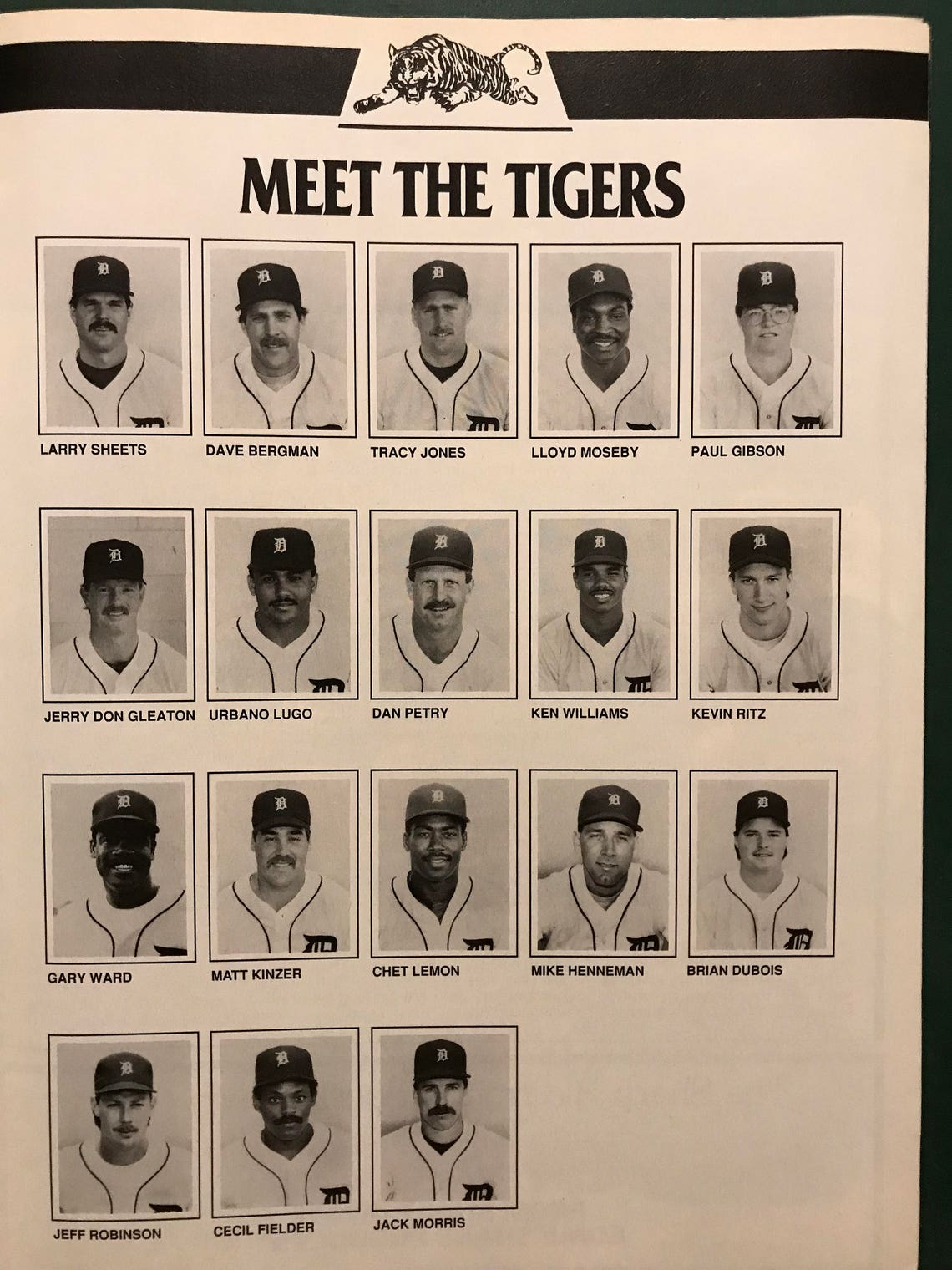 1990 Detroit Tigers Official Program - Etsy