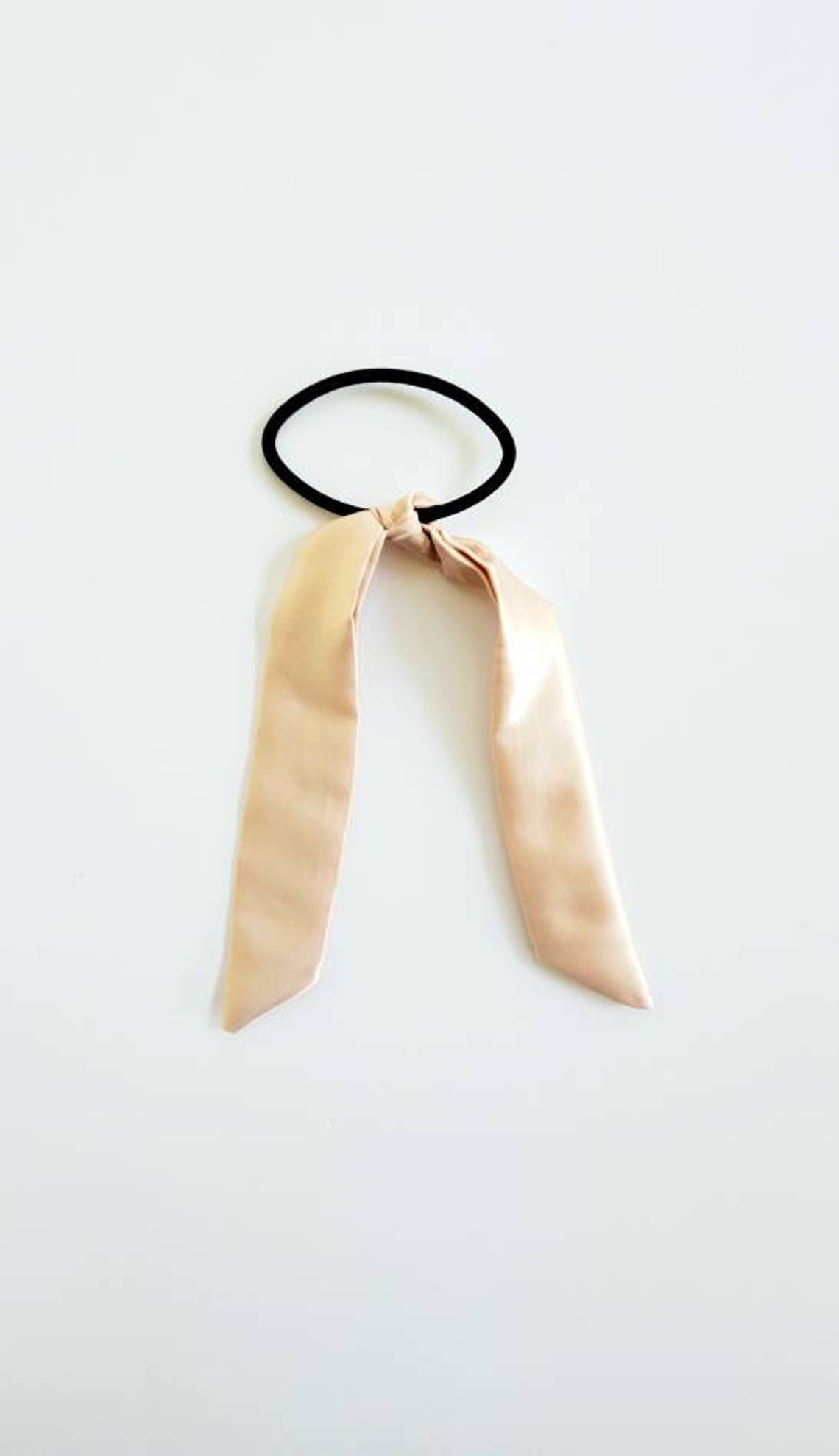 Neutral Satin Ribbon Hair Tie Set Hair Ties - Etsy