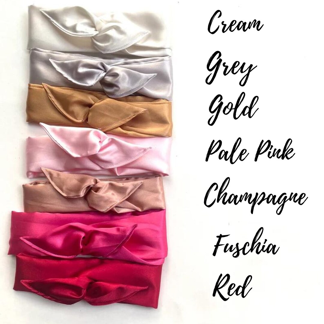 Satin Women's Headband, Headband, Wire Headband, Baby Headband - Etsy
