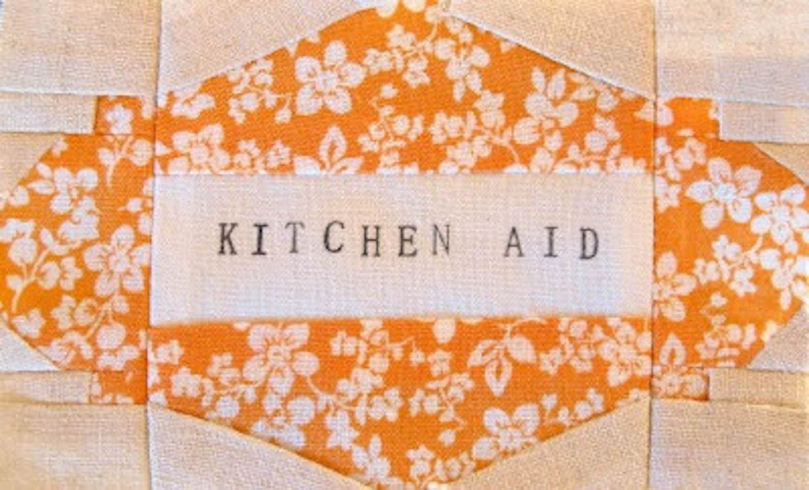 Kitchen Classics: 4 Foundation Paper Piecing Patterns Quilt Blocks ...
