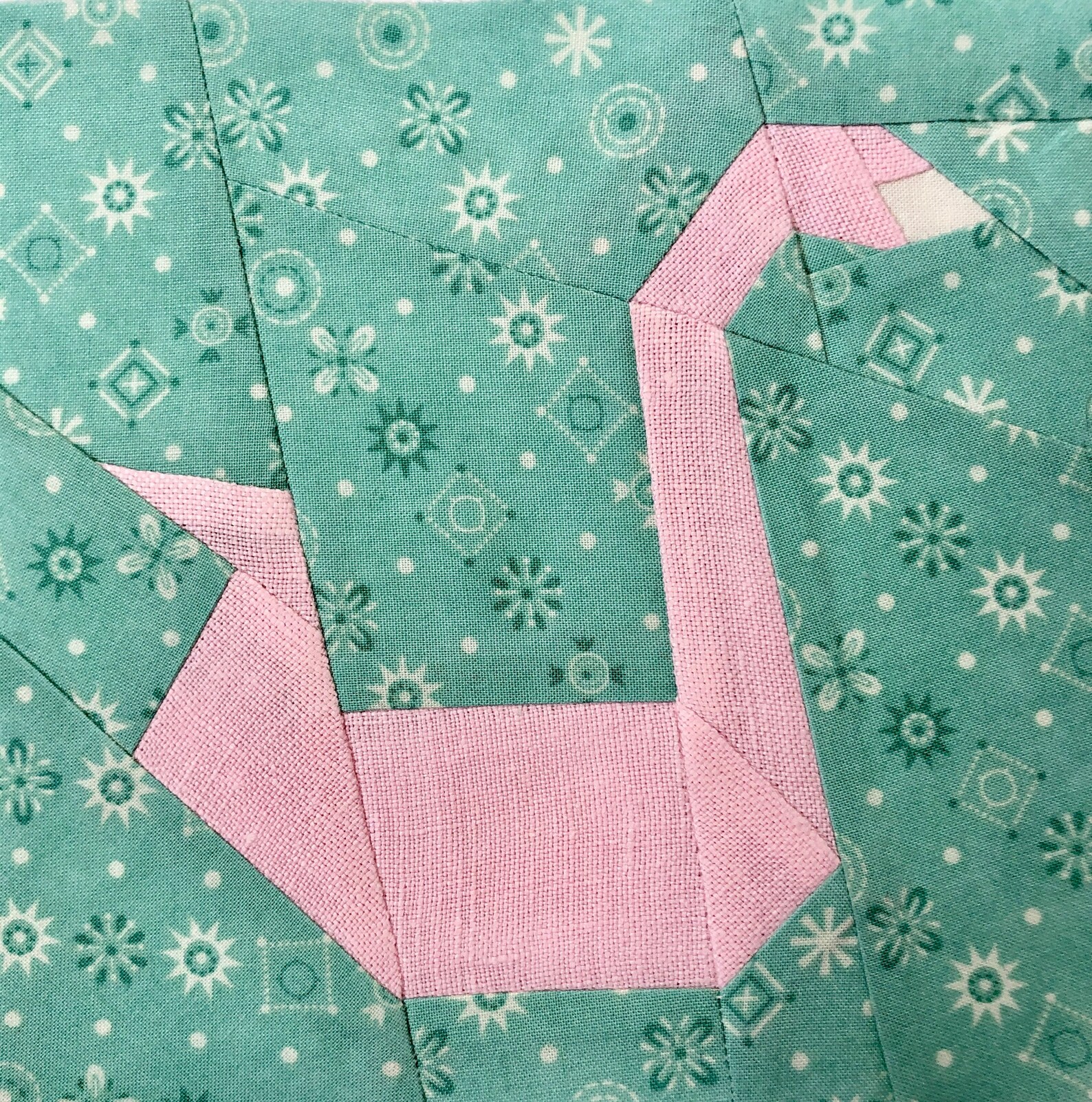 Swan Foundation Paper Pieced Quilt Block Pattern PDF - Etsy