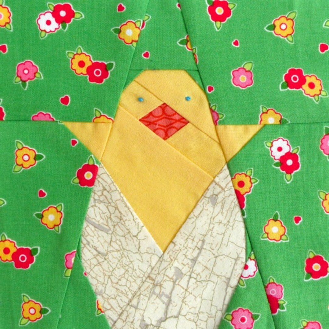 Hatching Chick Foundation Paper Pieced Quilt Block Pattern PDF - Etsy