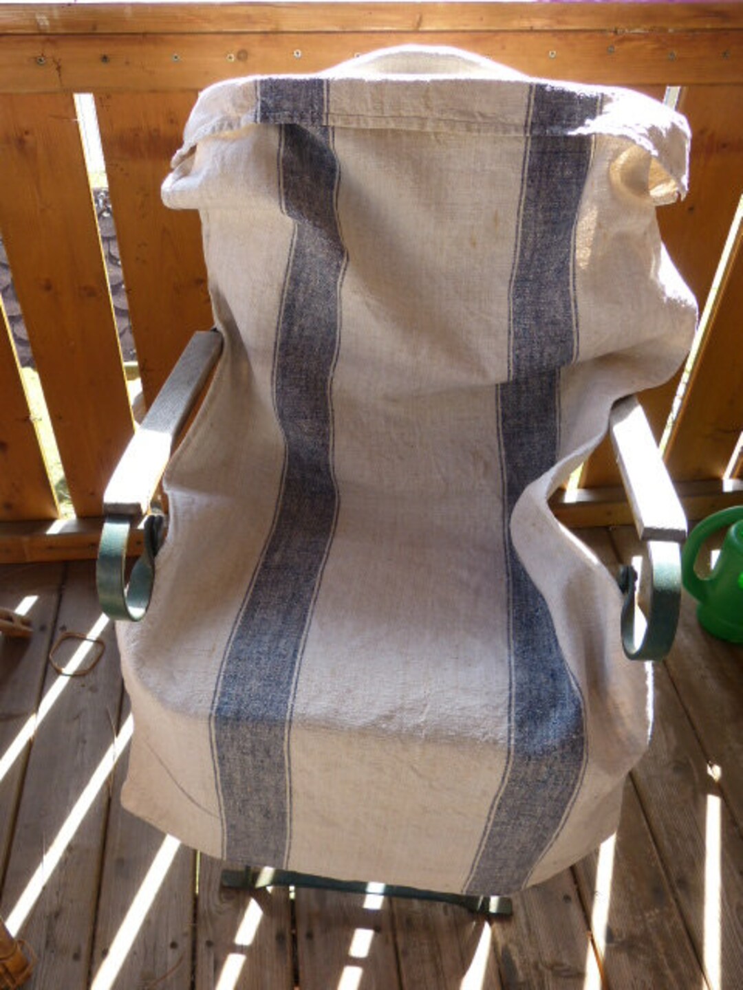 Antique peasant Grain Flour Linen Grain Sack Feed Sack Washed Gray Blue ...
