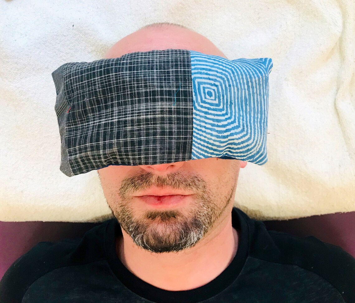 Eye Mask Hand Made for Yoga and Meditation Filled With - Etsy