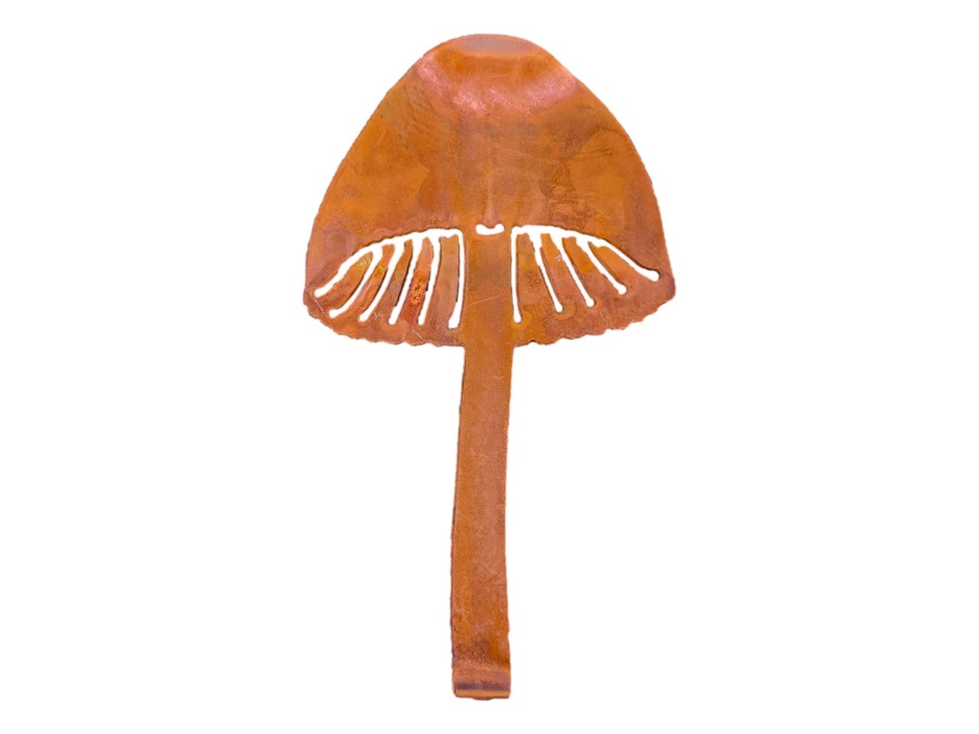 Large Magic Mushroom Tab Rusted Metal Yard Art Garden Gifts Metal ...