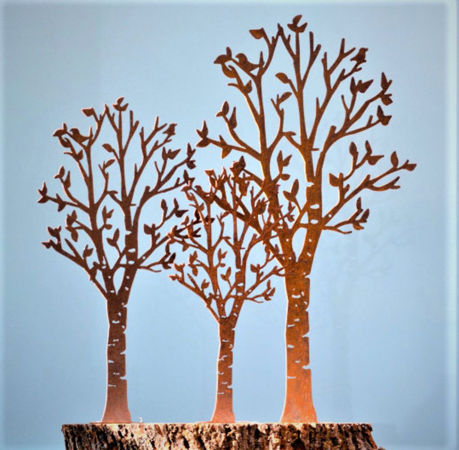 Birch Tree small Birch Tree Art Aspen Tree Art Winter - Etsy