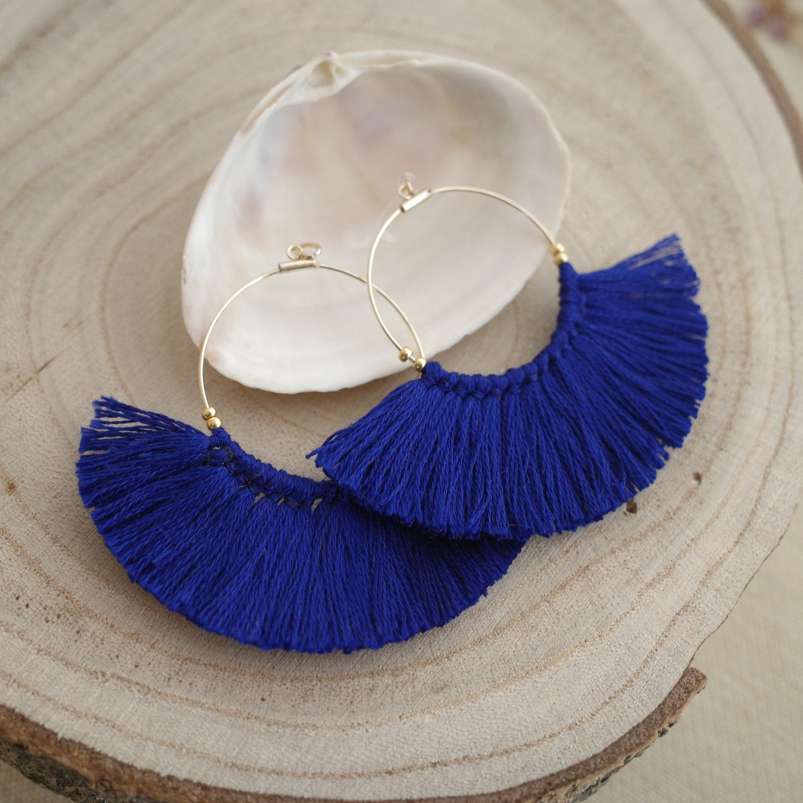 Tassel Earrings Invisible Clip-on Earrings Hypoallergenic - Etsy