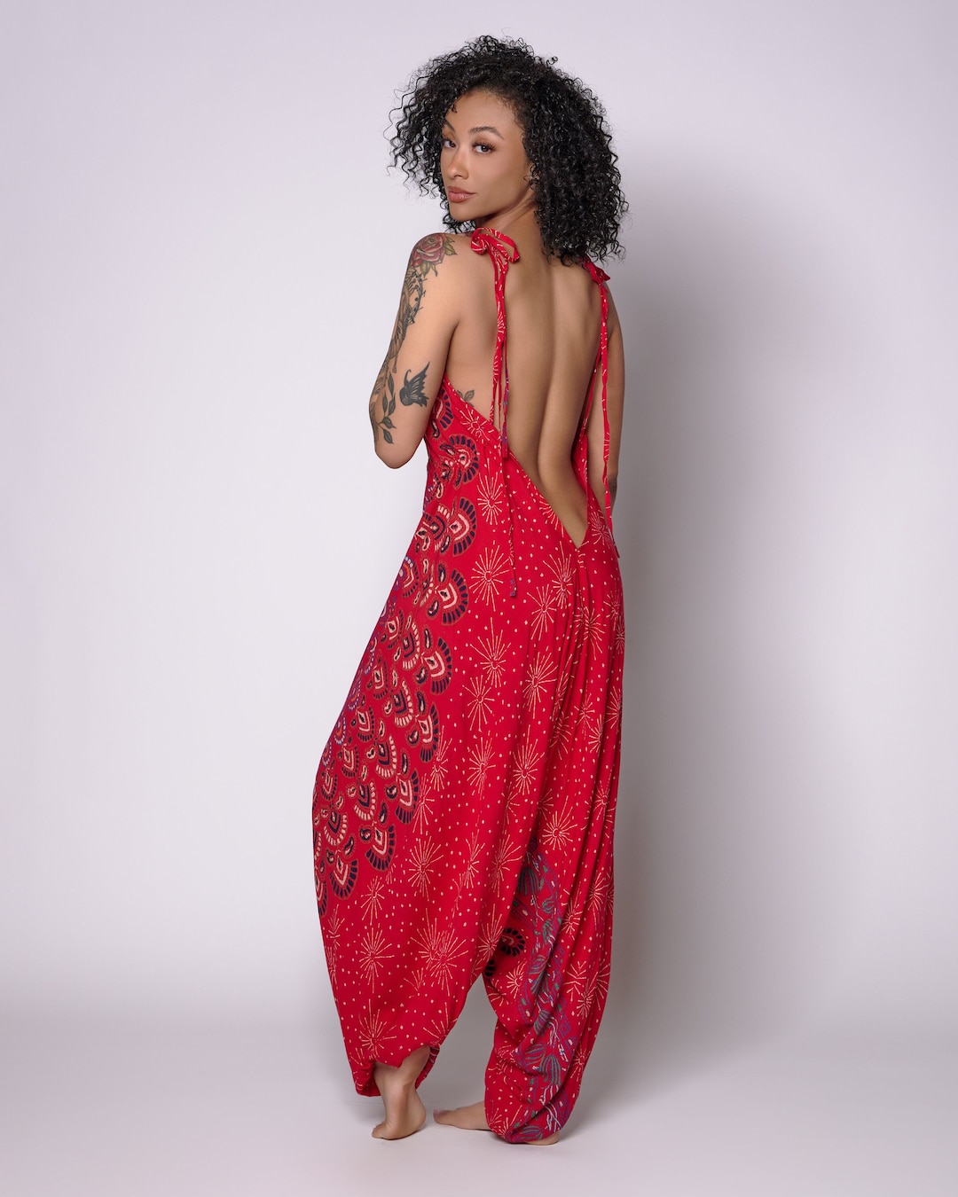 Mandalas Jumpsuit, Bohemian Clothing, Hippie Jumpsuits - Etsy