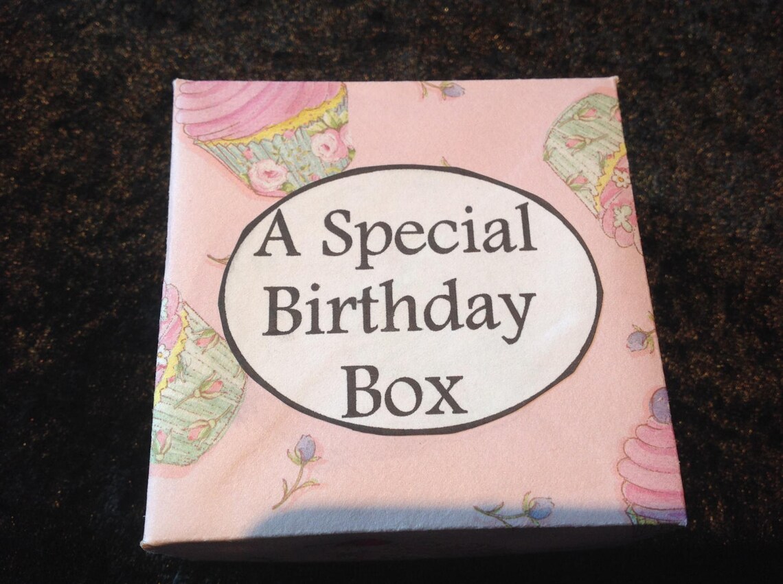 50th Birthday Box Handmade, Unique Gift. Special Birthday, Coming of ...