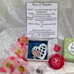 Little Box of Thanks Handmade Gift Thank You Gift - Etsy UK