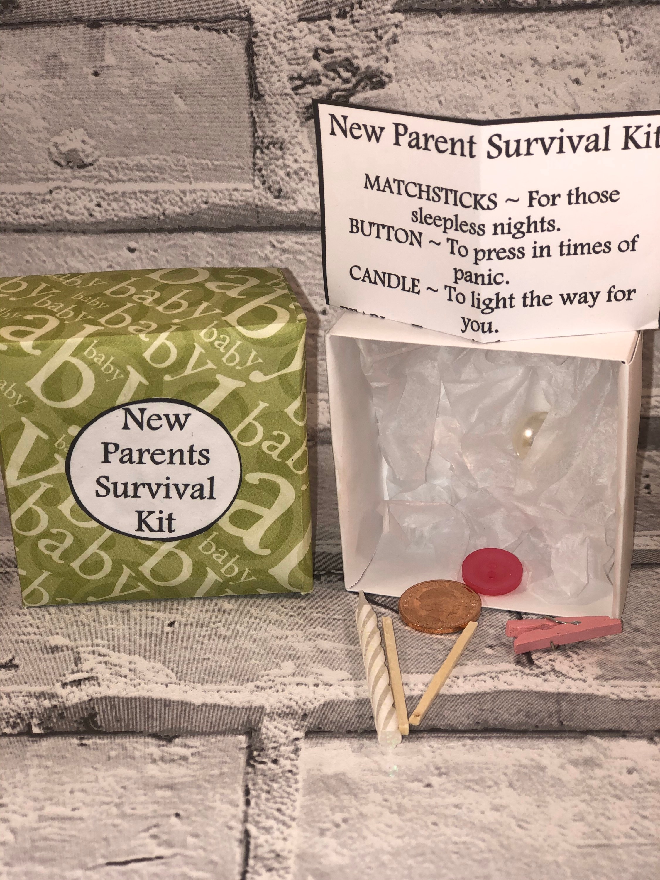 New Parent Survival Kit New Baby Baby Girl Baby Boy - Etsy UK