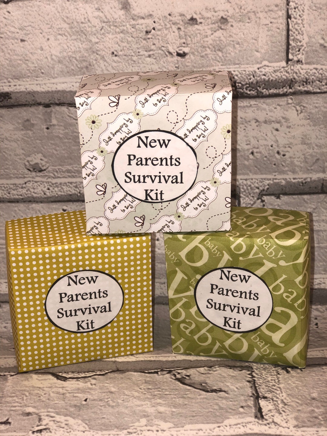 New Parent Survival Kit New Baby, Baby Girl, Baby Boy - Etsy