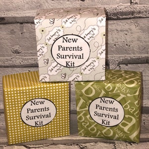 New Parent Survival Kit ~ New Baby, Baby Girl, Baby Boy - Etsy UK